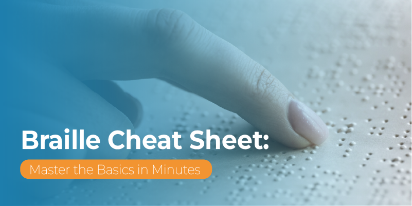 Braille Cheat Sheet: Master the Basics in Minutes